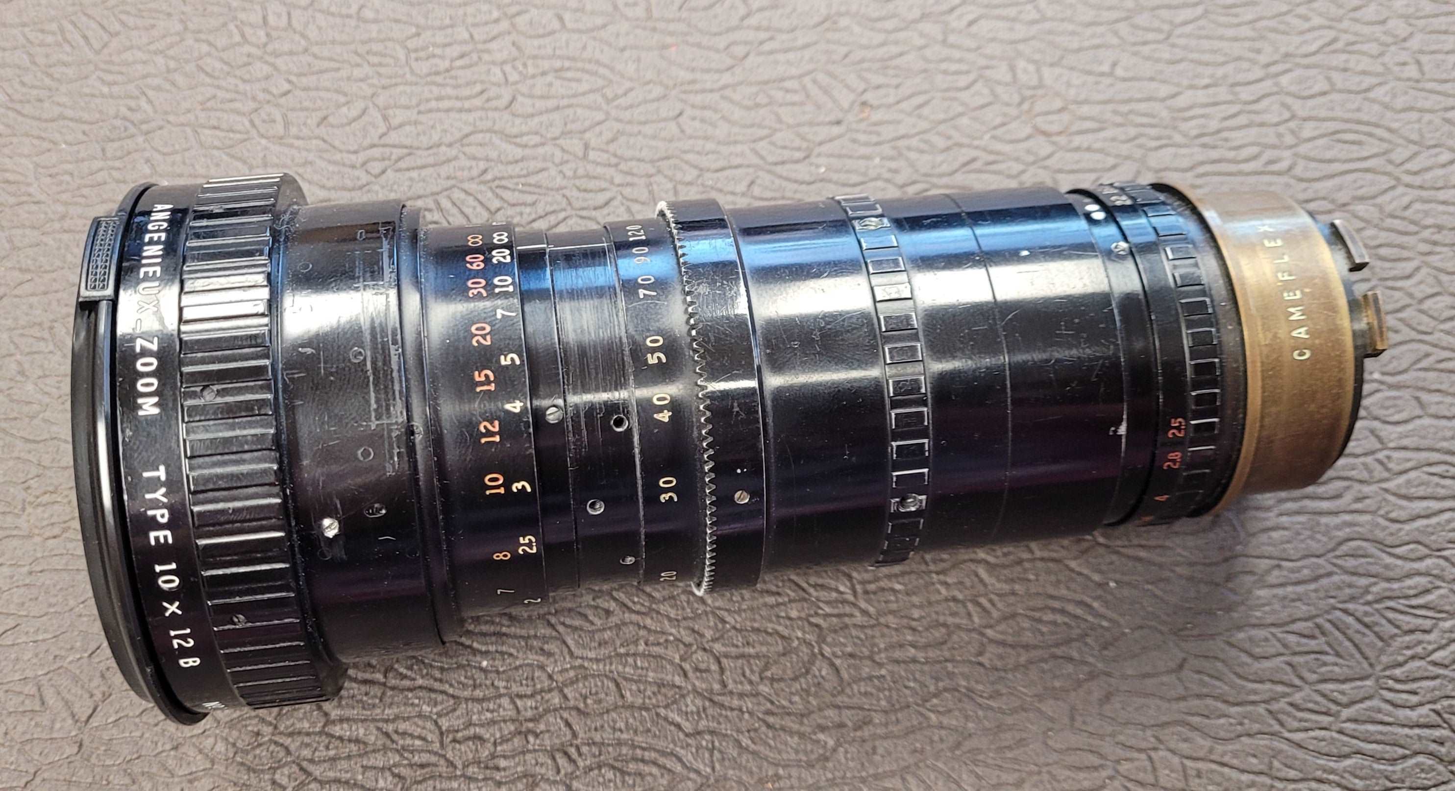 Angenieux 12-120mm Zoom lens CA-1 Mount Eclair Cameflex Mount – Du-All ...