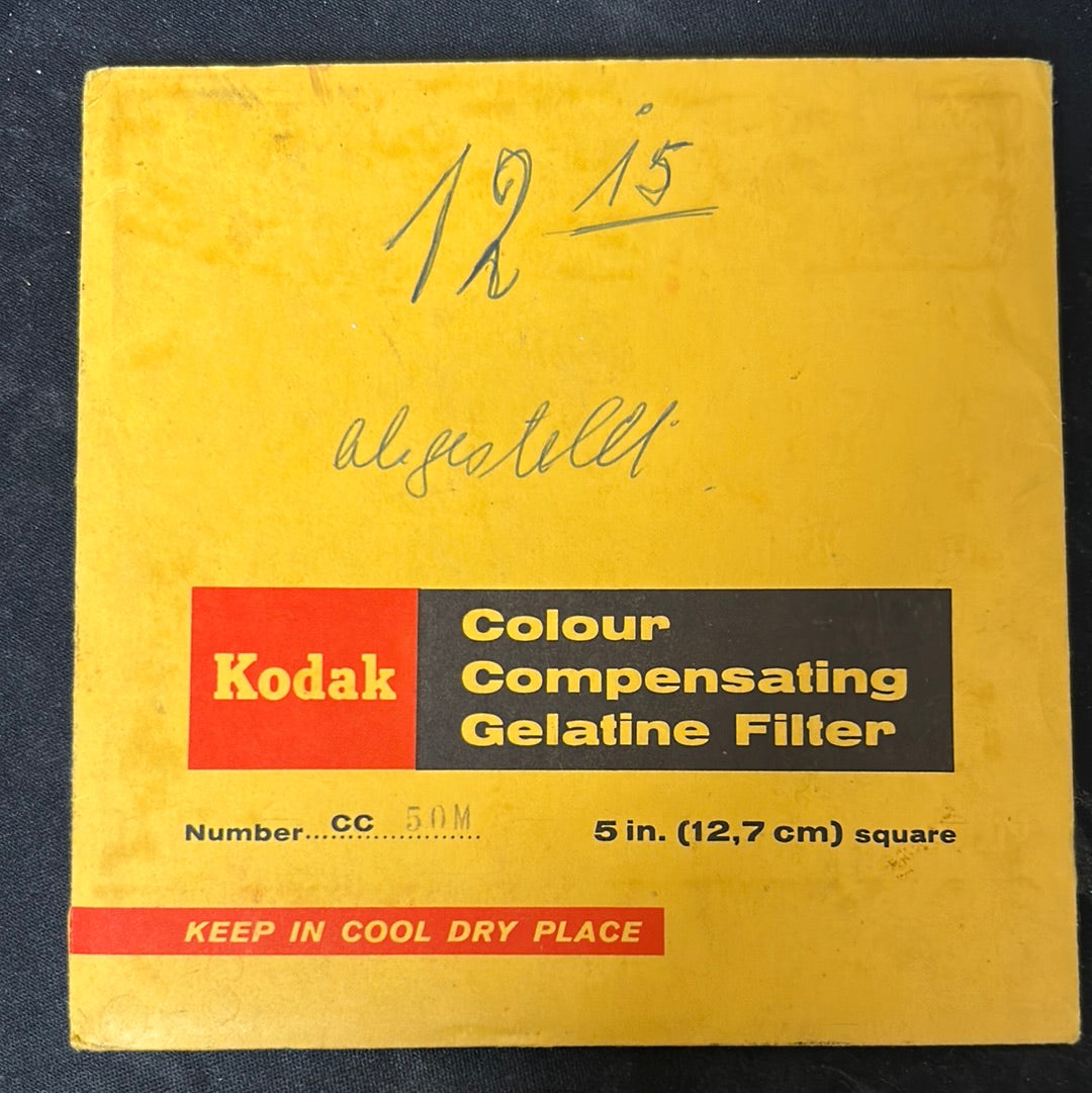 Kodak Wratten Gel Filter (No.CC50M) 5" x 5" – Du-All Camera