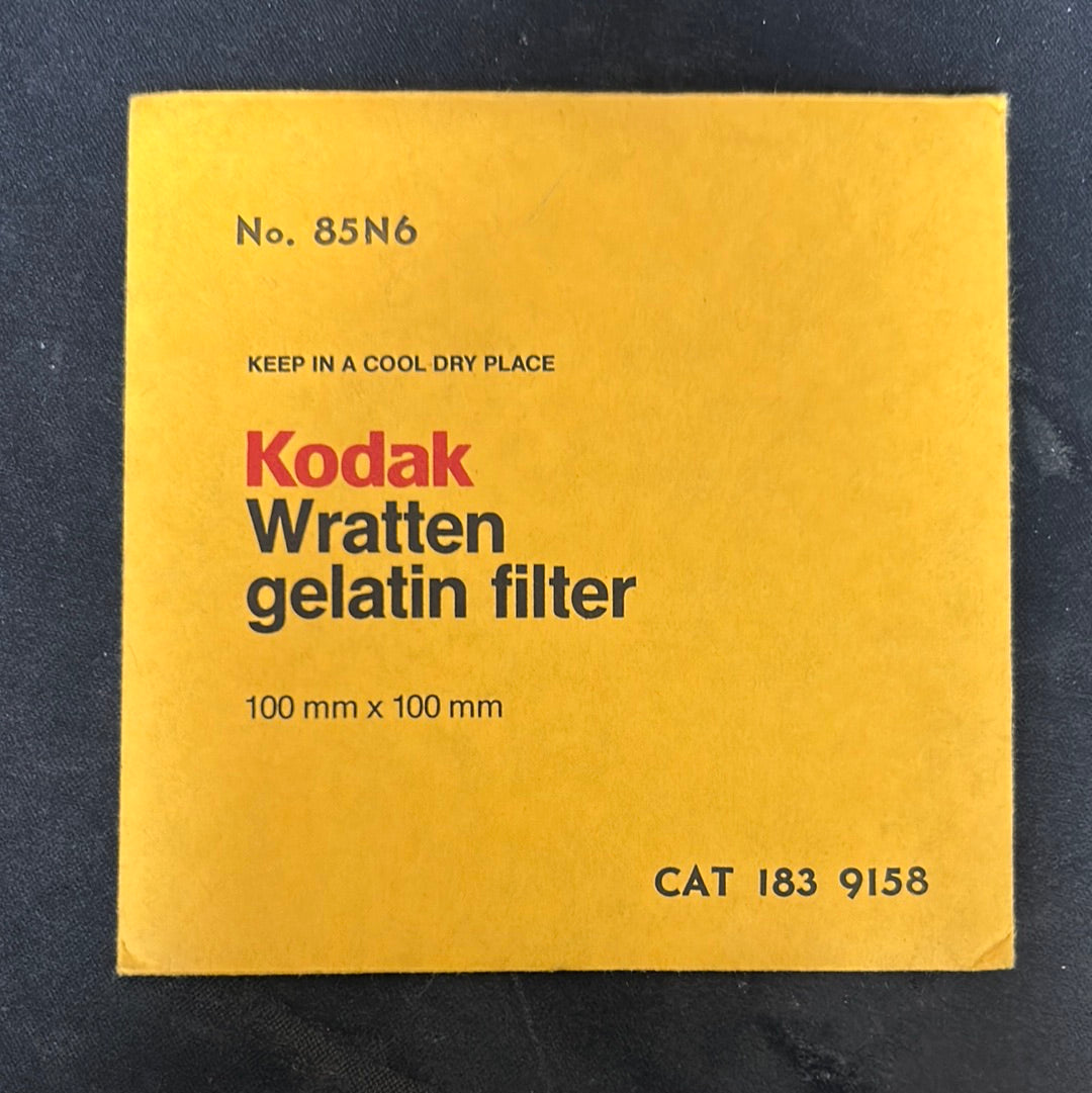 Kodak Wratten Gel Filter (No.85N6) 4" x 4" – Du-All Camera