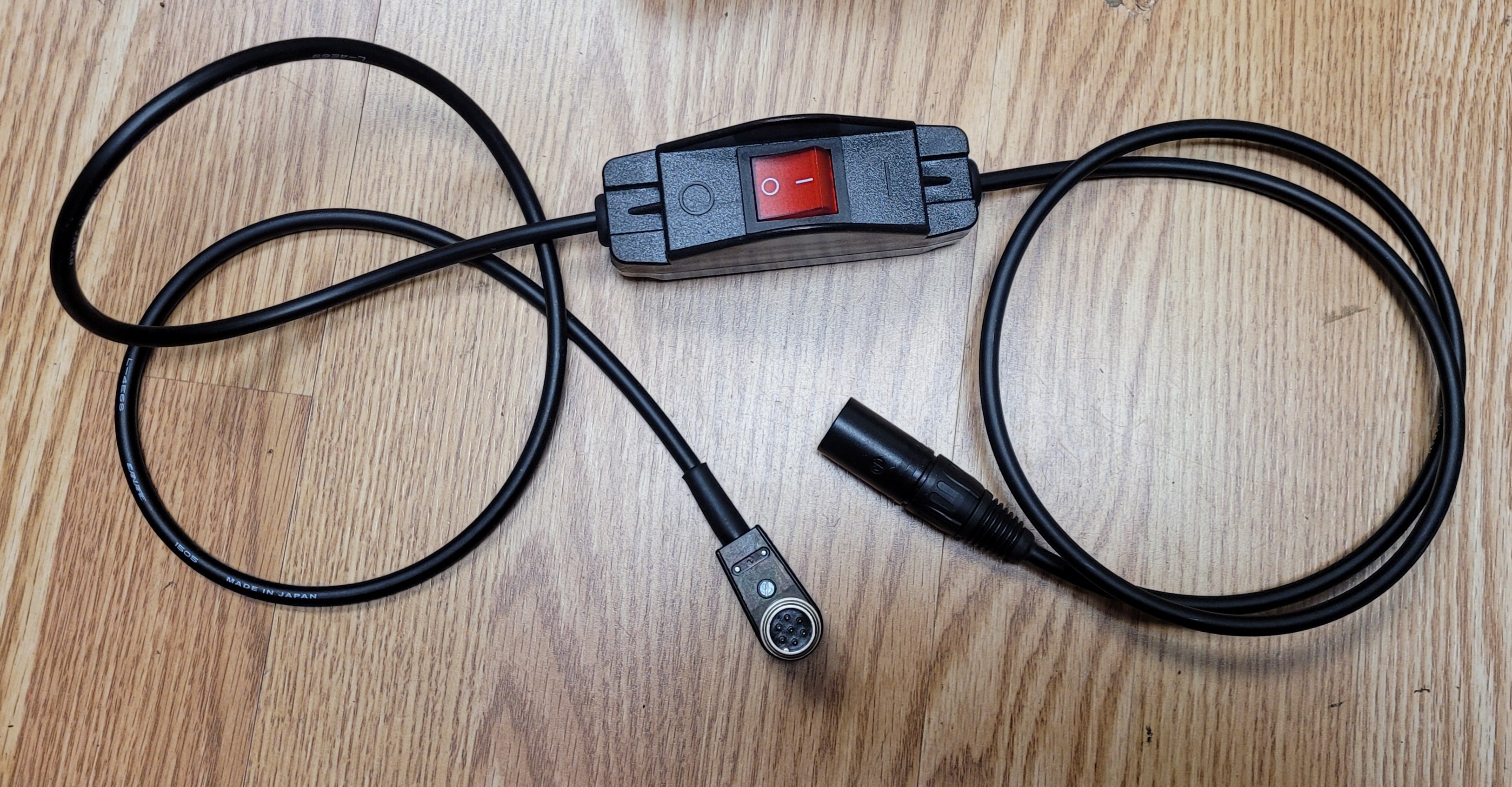 Bolex EBM On/Off Power cable Right Angle Style Connector – Du-All Camera